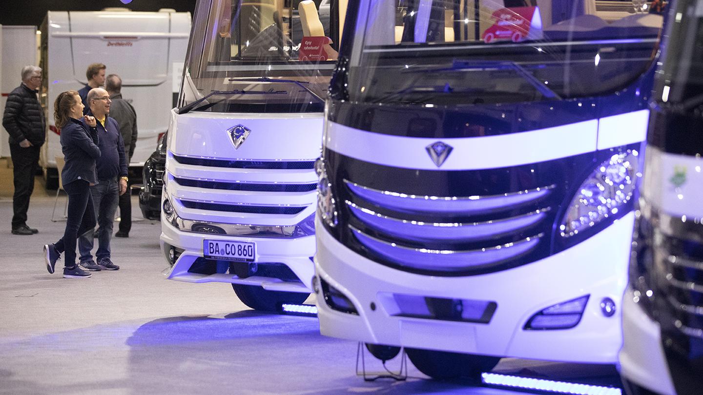 Caravan 2020: älä ohita näitä lähes kahdensadan matkailuajoneuvon joukosta