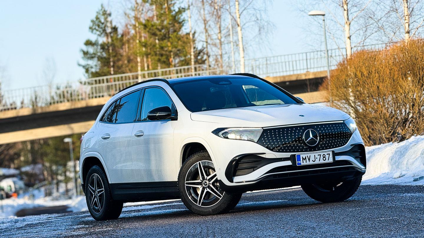 Koeajo Mercedes Benz EQA olisitpa palavaa vetta
